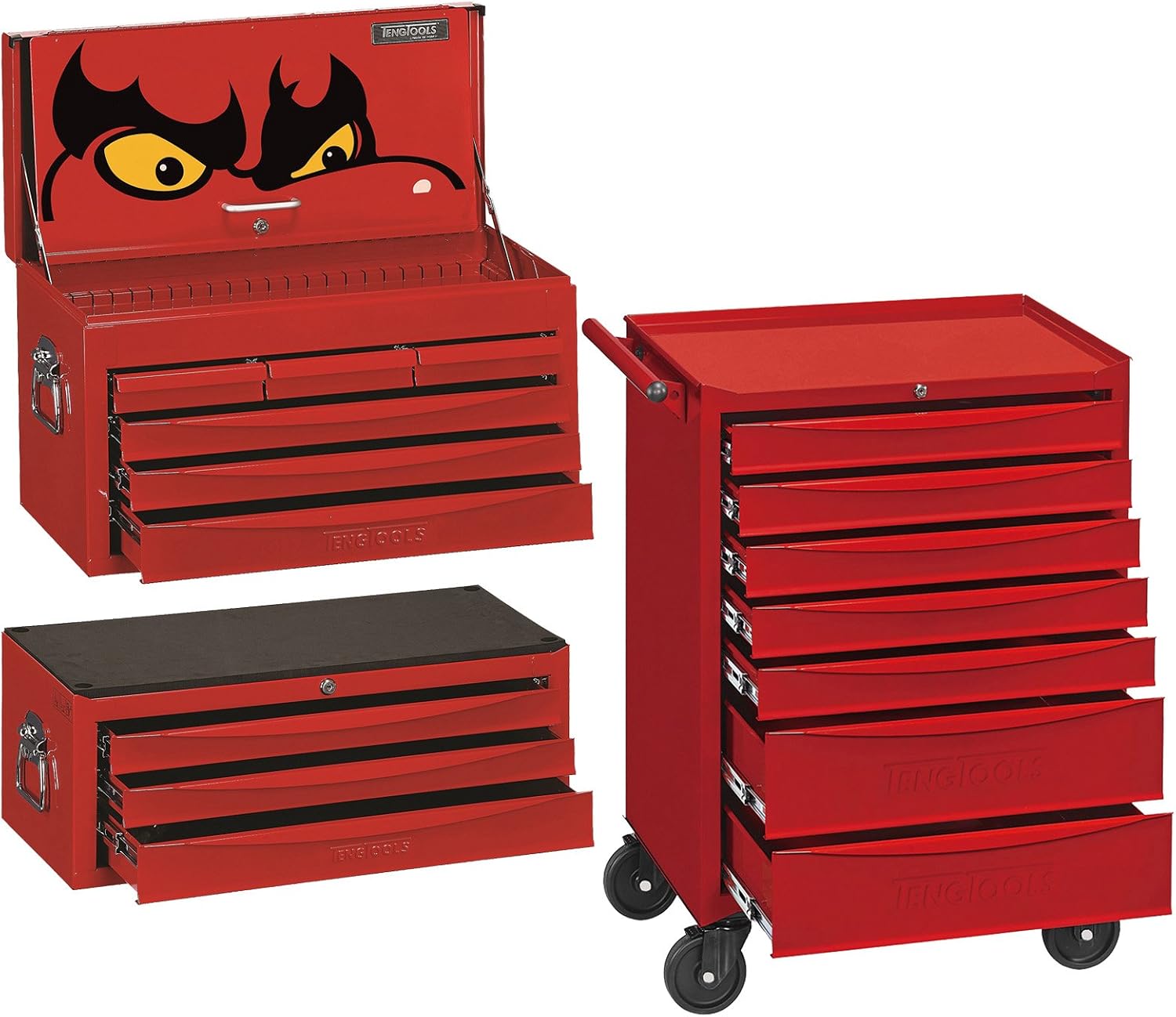 Amazon.com: Teng Tools 7 Series 7 Drawer Roller Cabinet with 8 Series ...