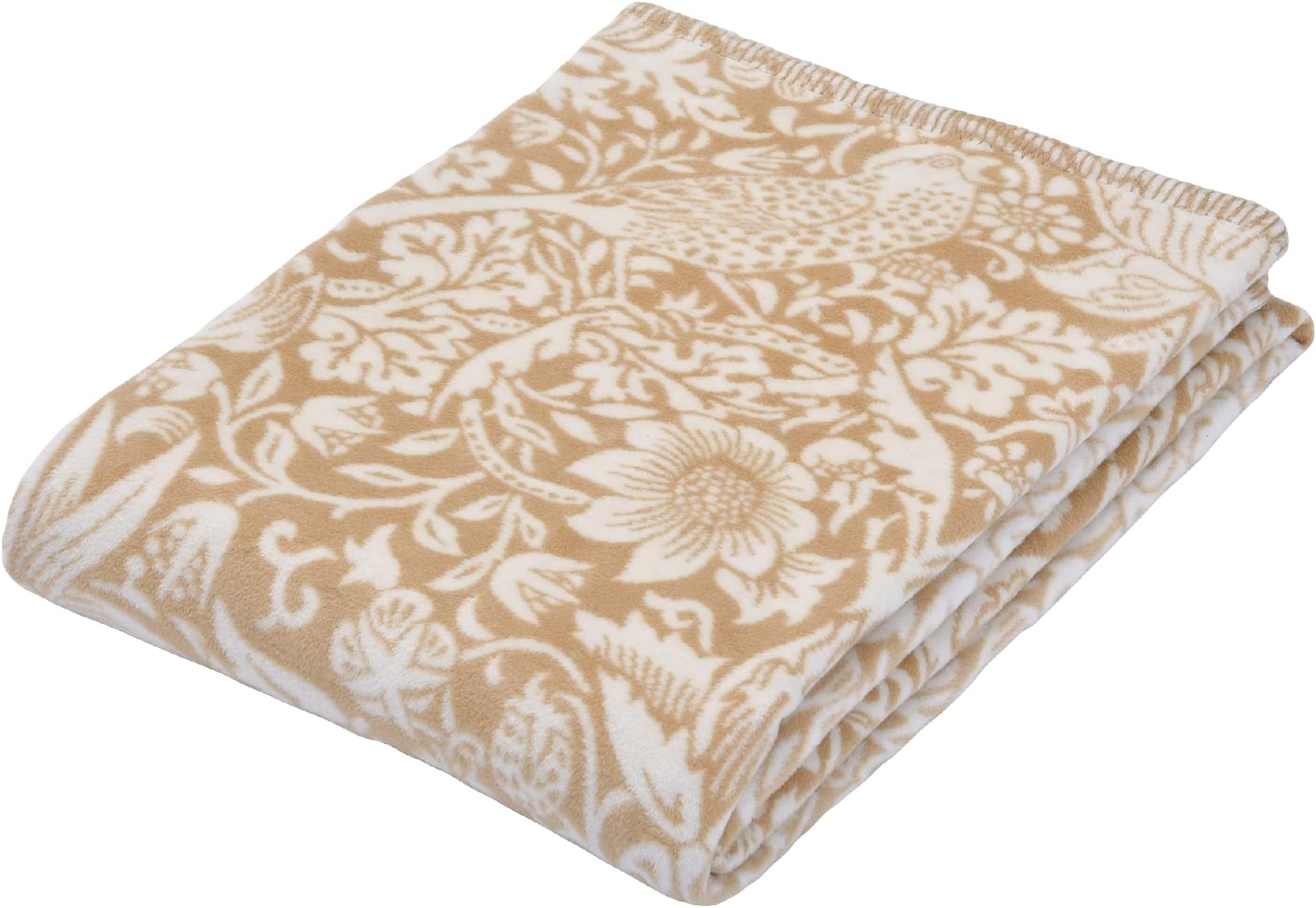 Amazon｜nishikawa 【 西川 】 綿毛布 シングル 洗える 綿100% ピュアモリス やわらか 優しい肌触り モリス ギャラリー 日本製 ベージュ FQ03121016 ...