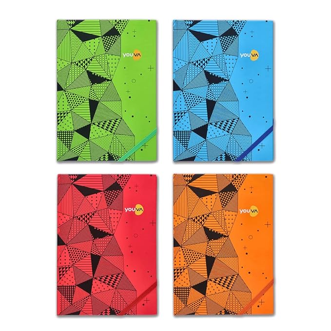 YOUVA Navneet Youva | Case Bound Colour Pattern Edge Notebook | Single ...