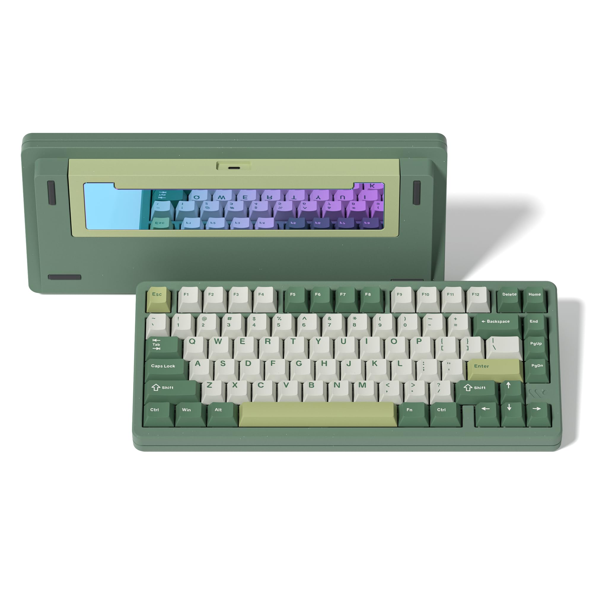 LQXQ SK75 75% Aluminium Wireless Mechanical Keyboard, Pre-lubed POM ...