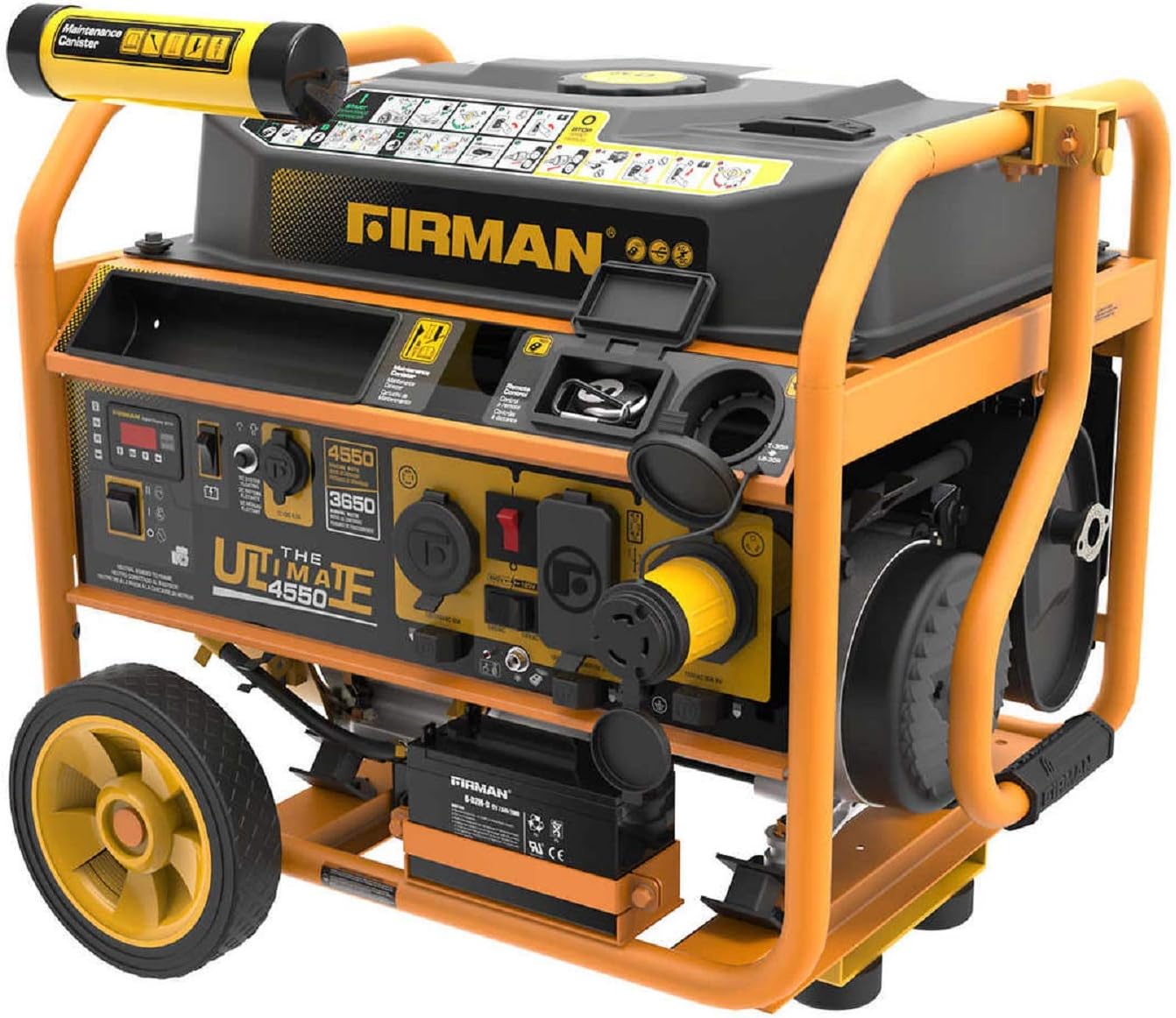 Portable Power Generator. Portable Generator 4,550 W Peak Gas-Powered ...
