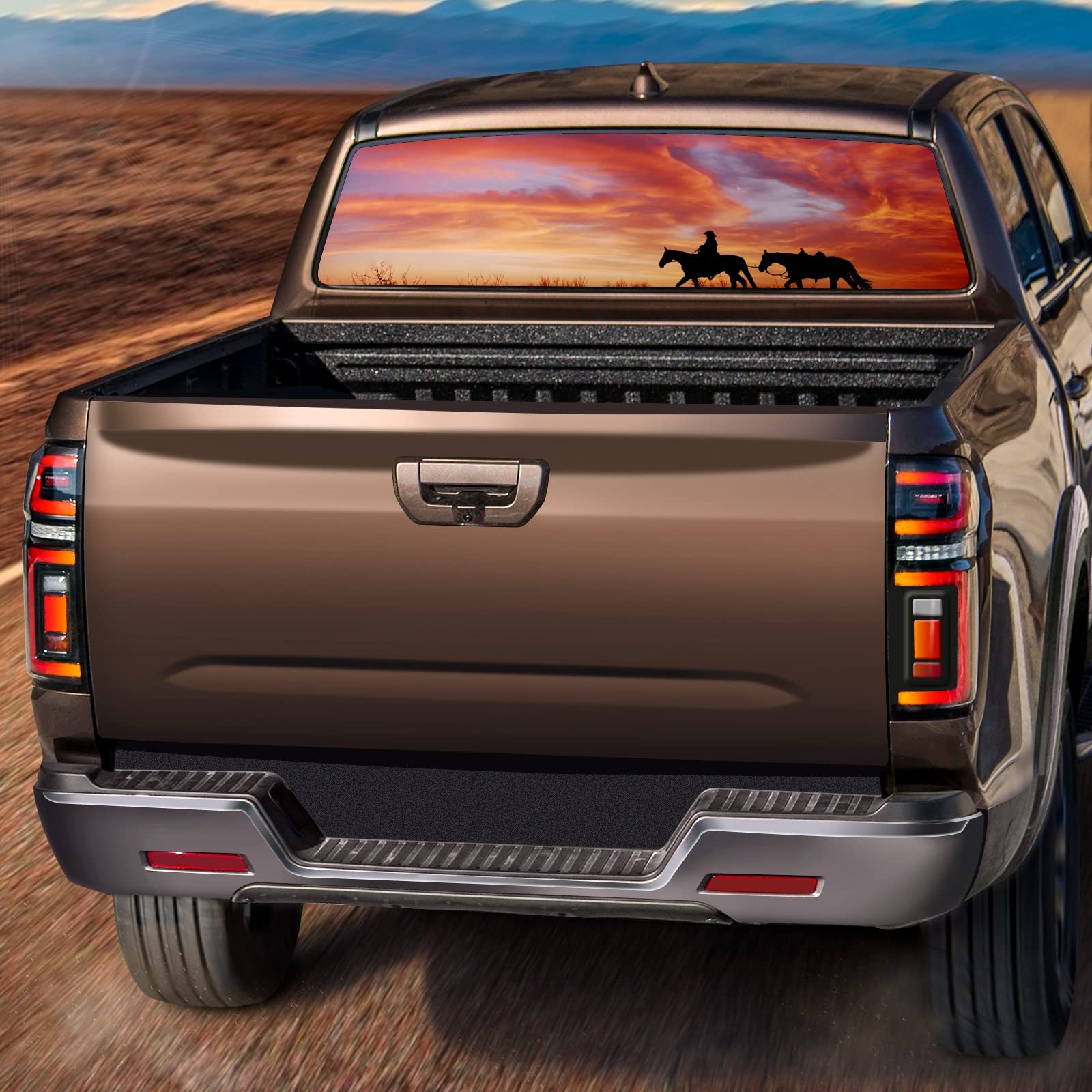 Pickup Truck Back Window Decals Custom Rear Window Business Logo