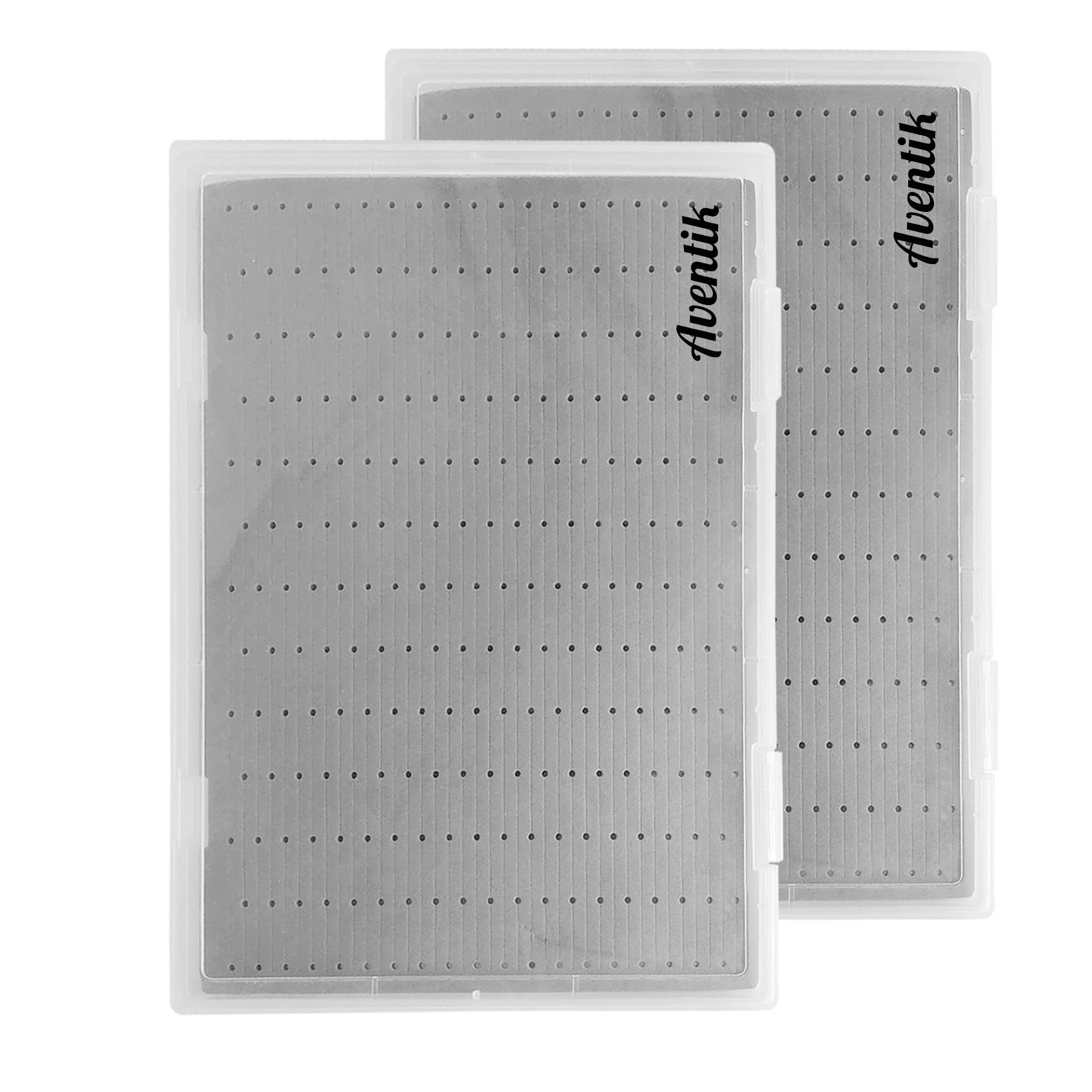 Amazon.com: Aventik Super Large Capacity Fly Boxes Slim Foam Clear Lid ...