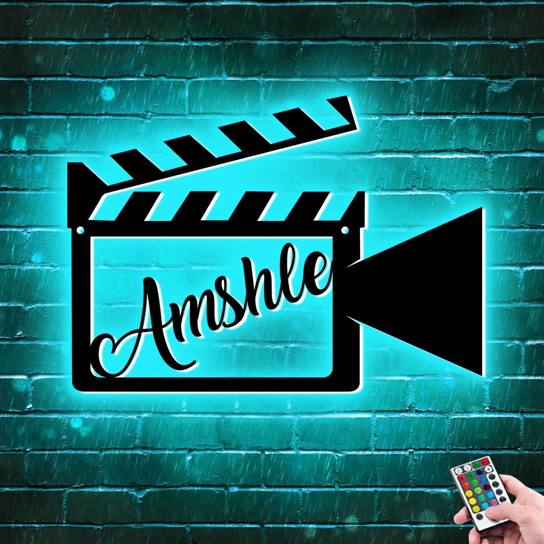 Amazon.com: Personalized Movie Metal Sign Custom Name Theater Room ...
