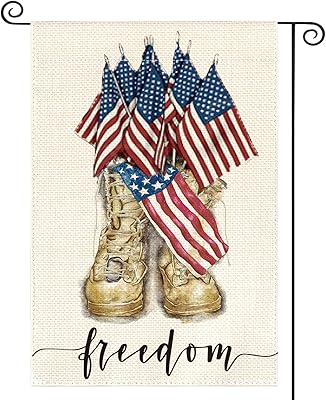 Amazon.com : Covido Freedom Memorial Day Soldier Boots Patriotic 4th of ...
