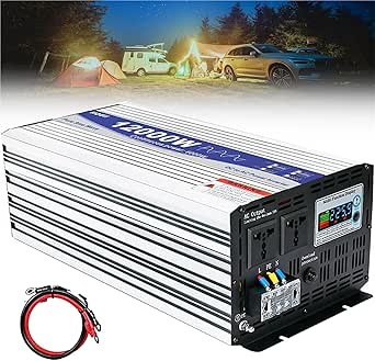 Amazon.com: 3000W 4000W 5000W 6000W 7000W 8000W 10000W 12000W Pure Sine Wave Power Inverter 12V ...