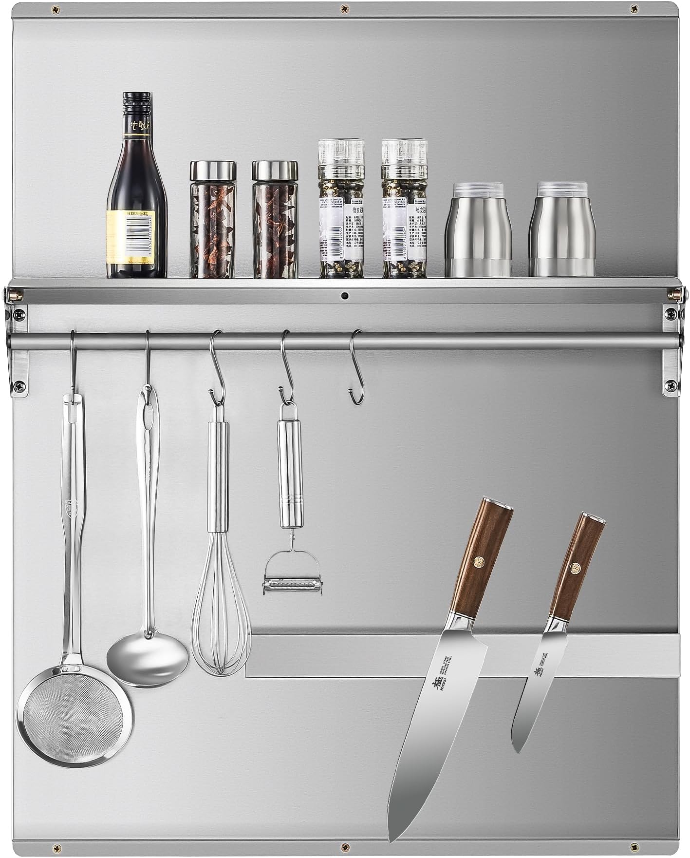 Amazon.com: WILPREP Range Backsplash, 24"x30" Stainless Steel ...
