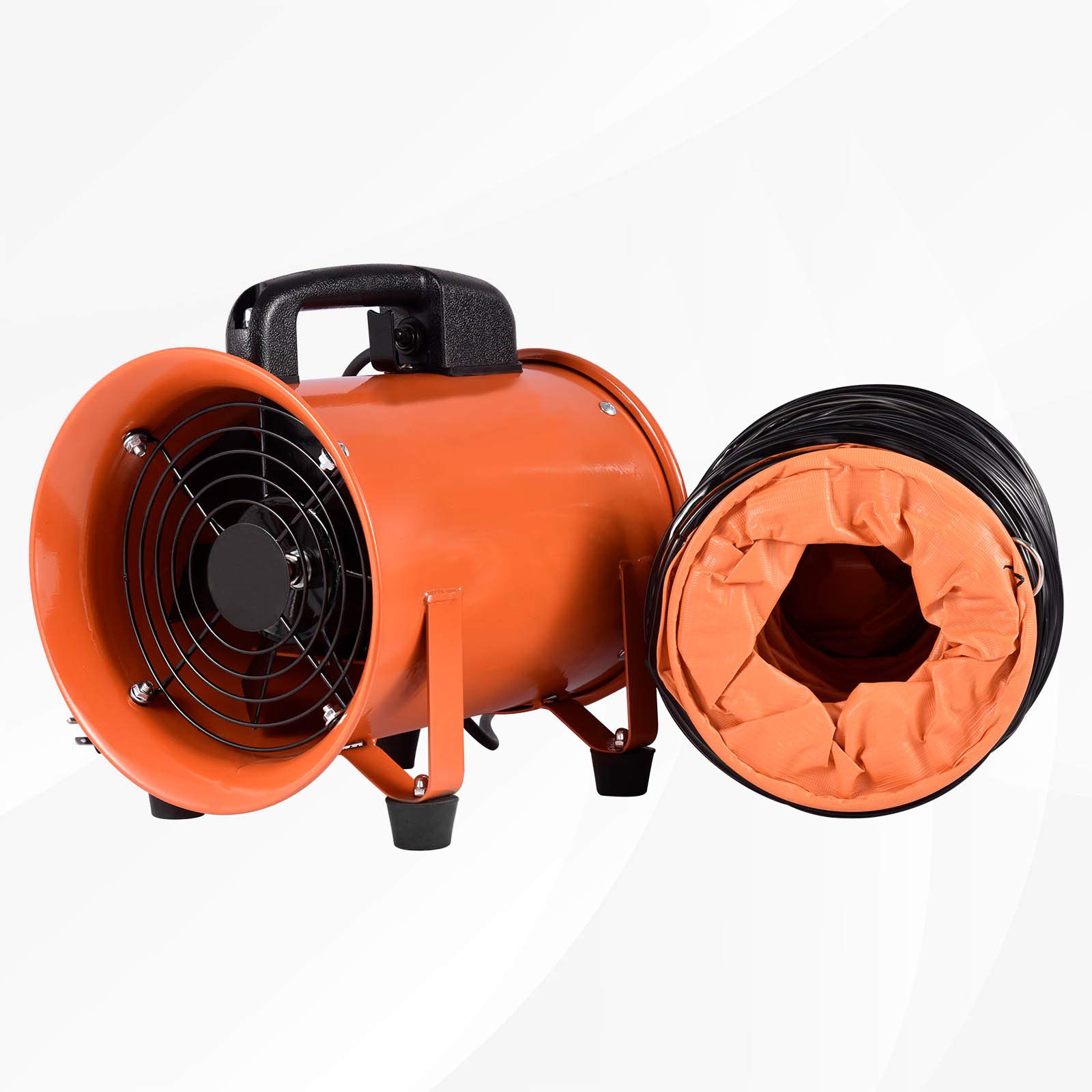Utility Blower Fan 8 inch with 10M Duct Hose,2800RPM Portable Exhaust ...