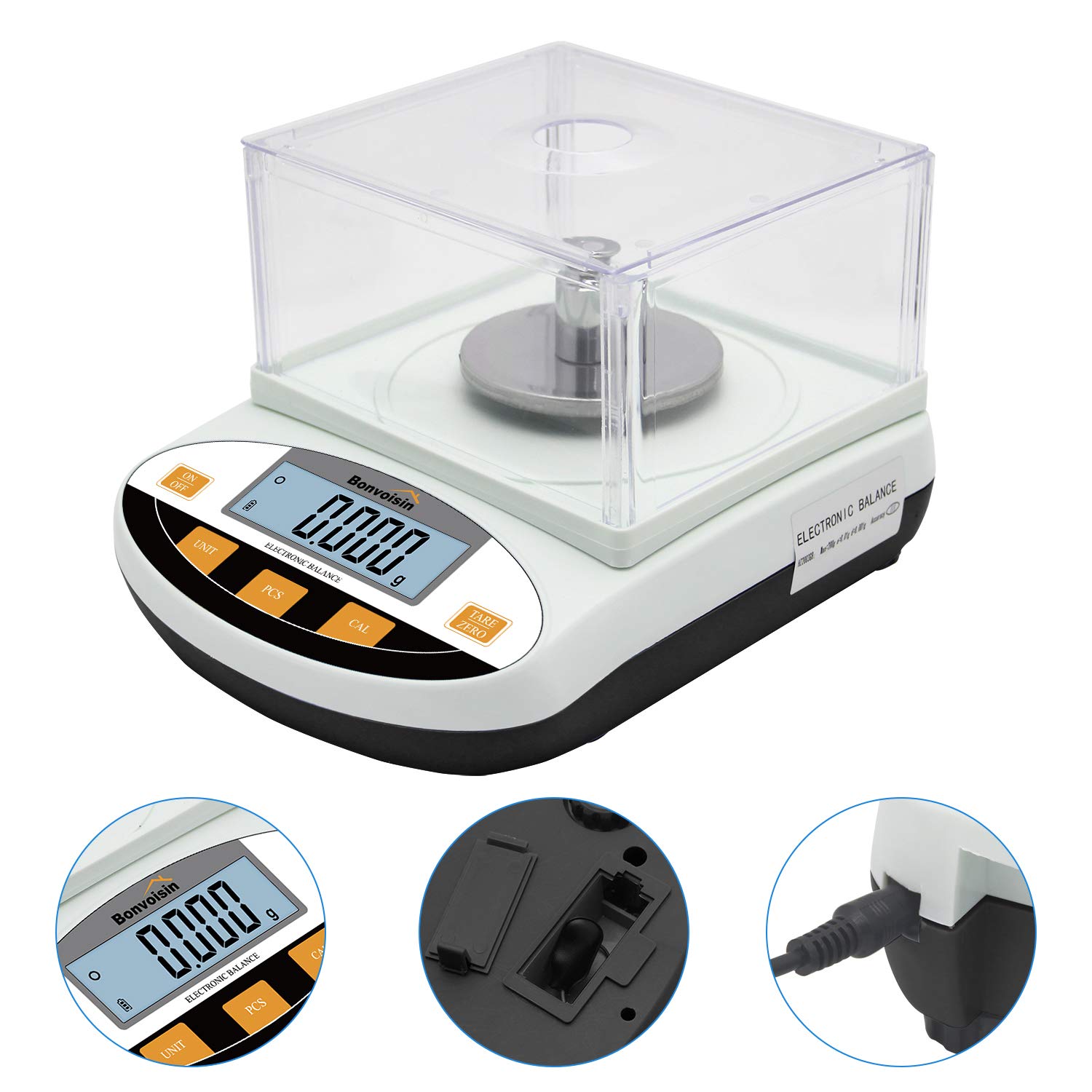 Buy Bonvoisin Lab Analytical Balance 200gx0.001g High Precision Lab ...