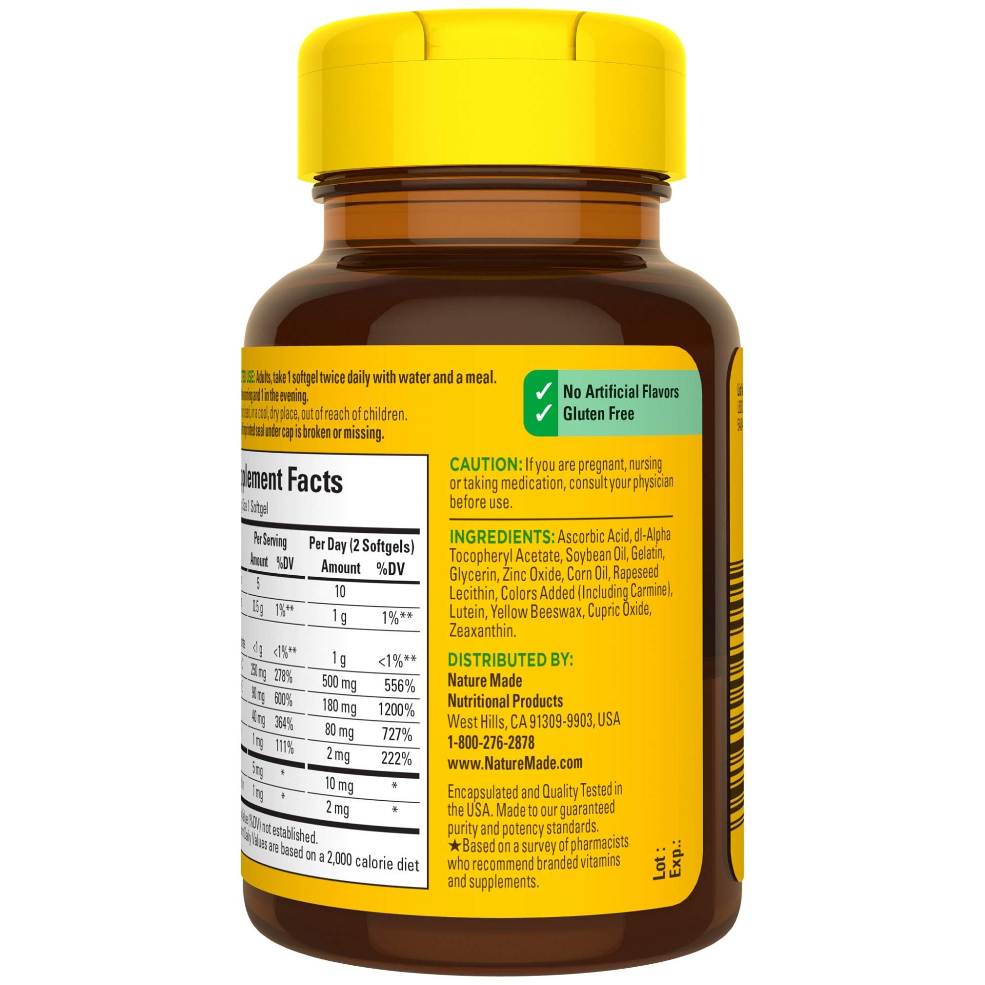 Nature Made Vision con fó...B08XXLT75V | Encarguelo.com.ve