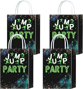 Amazon.com: Tyndallrays 16-Piece Trampoline Goodie Bags for Birthday ...