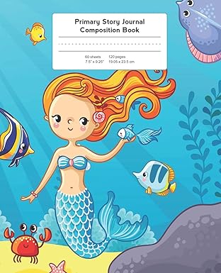 Primary Story Journal Composition Book: Grade Level K-2 Draw and Write ...