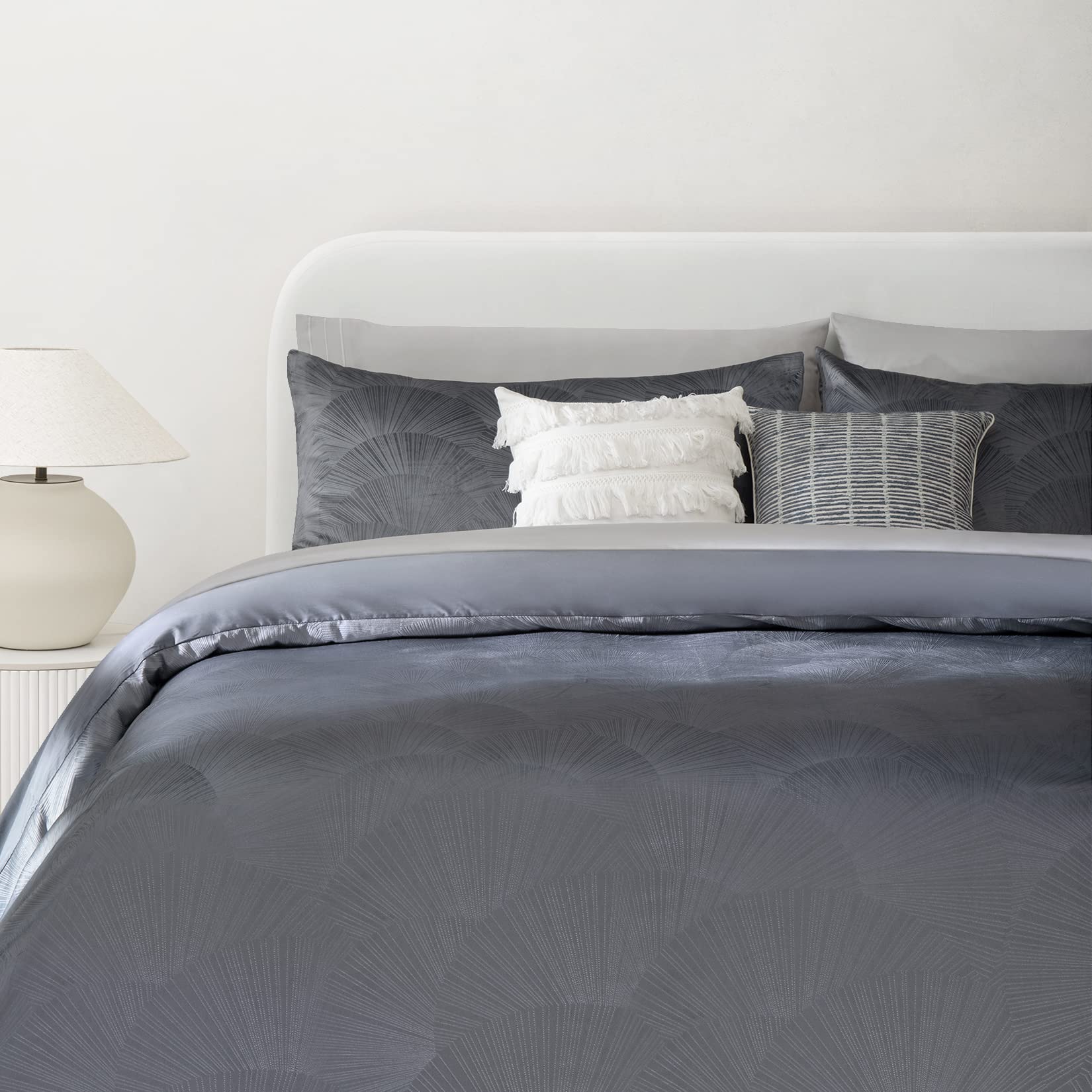 LA JOLIE MUSE King Size Duvet Cover Set of 3, Bedding Set of 300 Thread ...