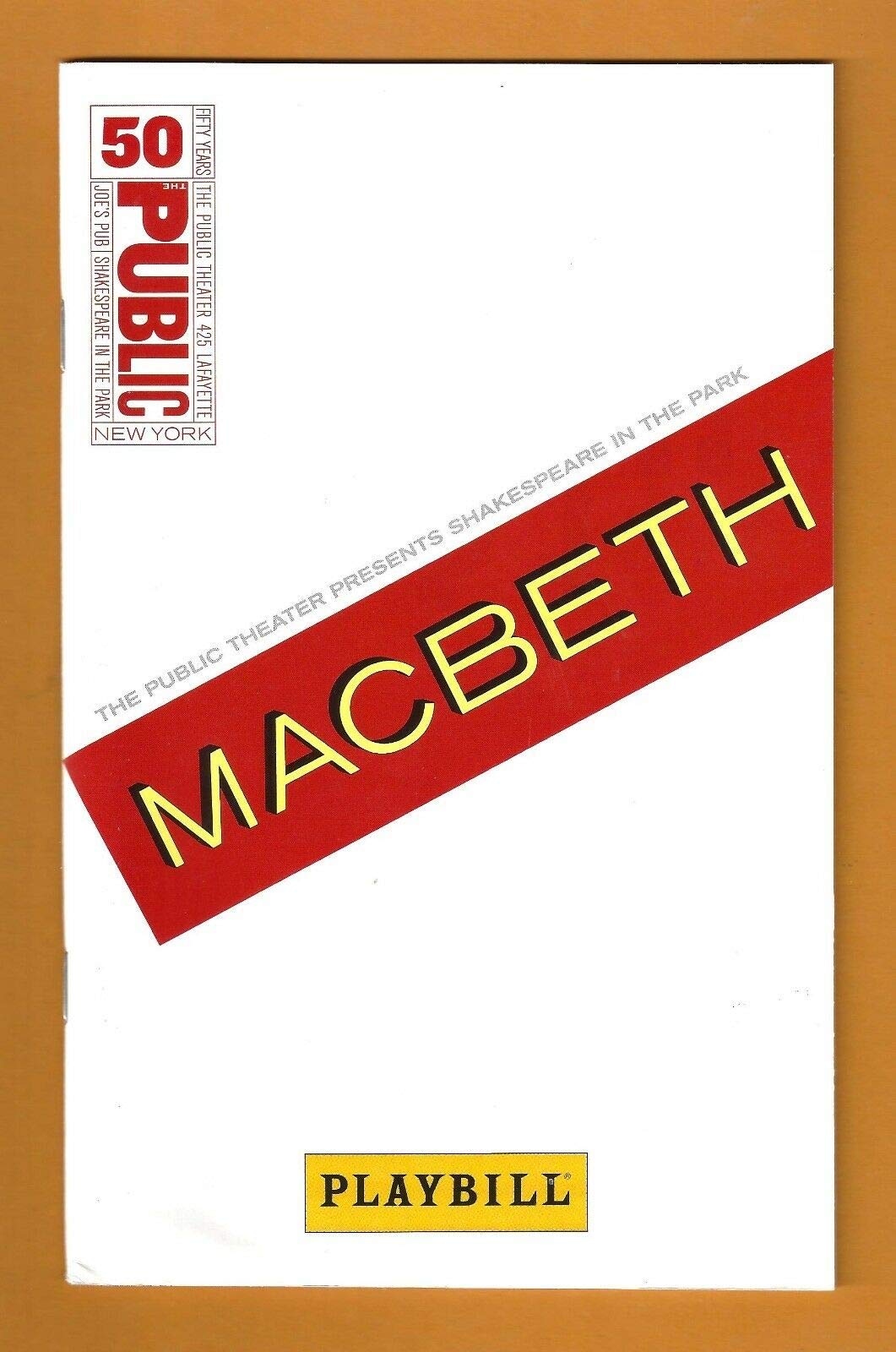 Macbeth Playbill