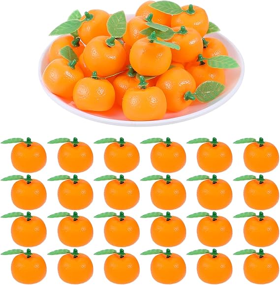 Amazon.com: PEOVLVN Cutie Baby Shower Decorations, 24 Pcs Fake Oranges ...