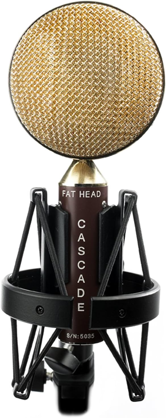 Amazon.com: Cascade Microphones FAT HEAD (Cinemag) - Brown/Gold ...