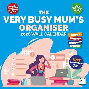 Dayplanner Publishing Very Busy Mum's Organiser Planner Calendar 2026 ...