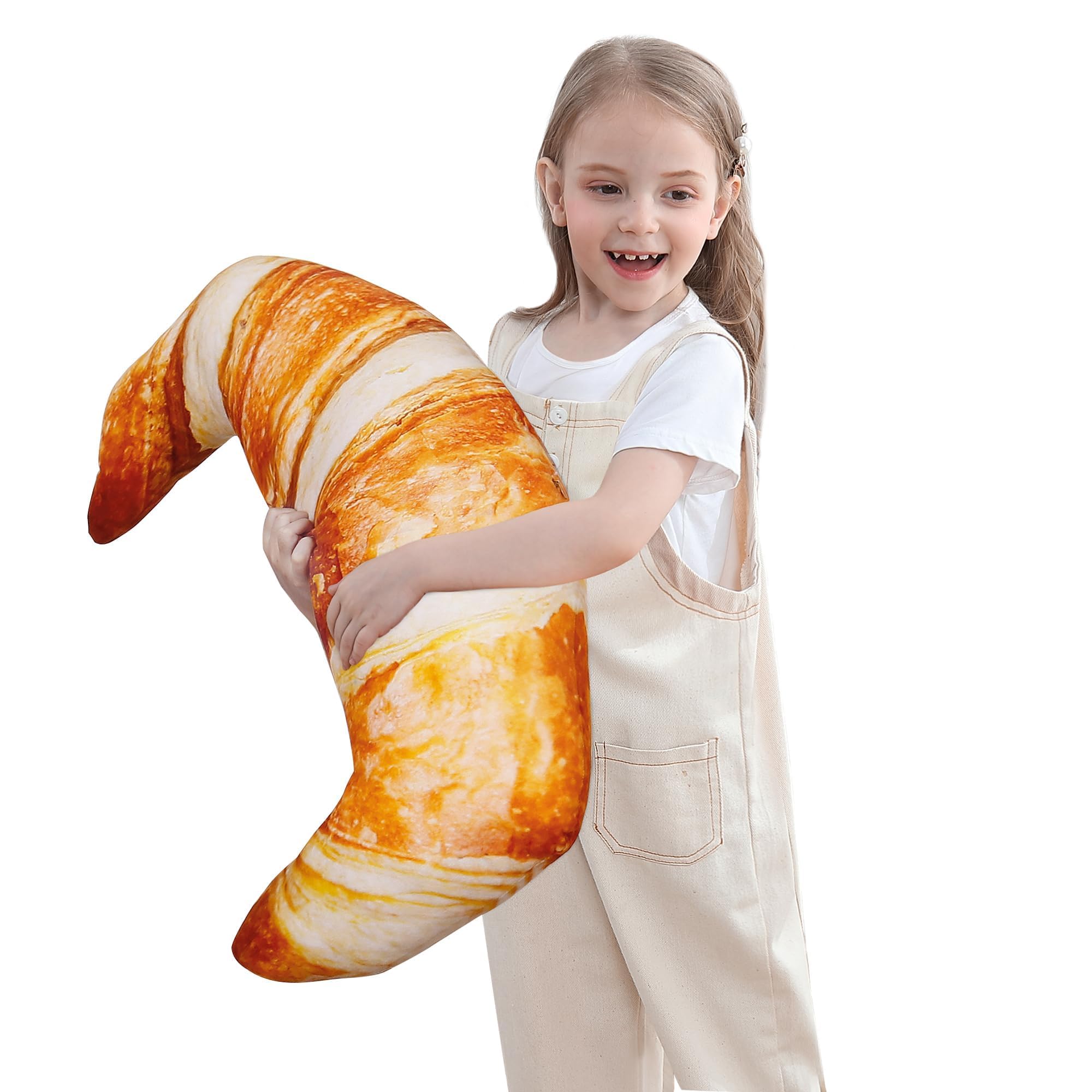 Amazon.com: Wepop 28 in Croissant Pillow Giant Bread Loaf Gaming Pillow ...
