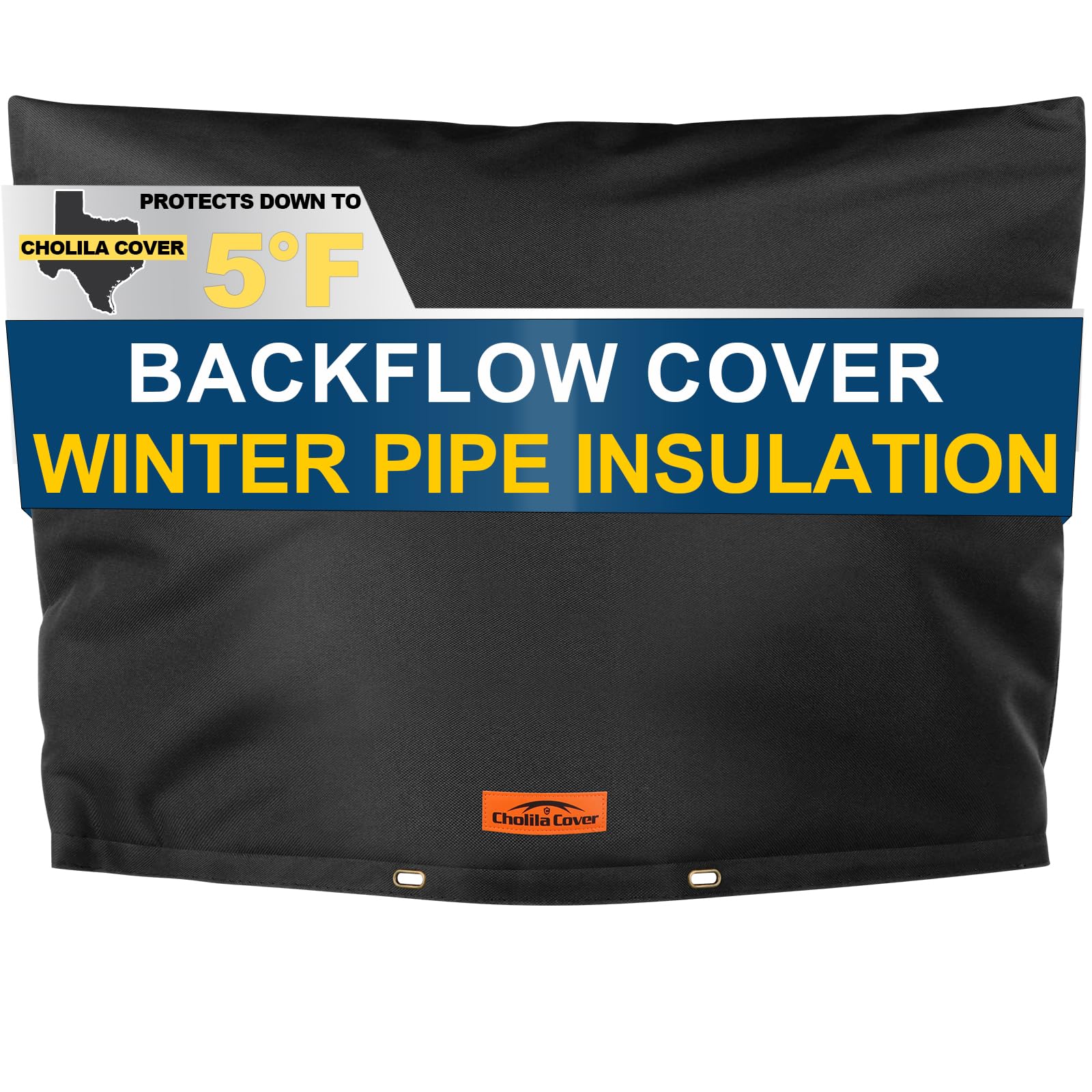 Backflow Preventer Cover Insulated (5°F) with Thick 7 Layers Fabric, 36 ...