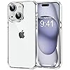 Amazon.com: JJGoo Compatiable with iPhone 15 Case Clear, Transparent Shockproof Phone Case, Slim ...