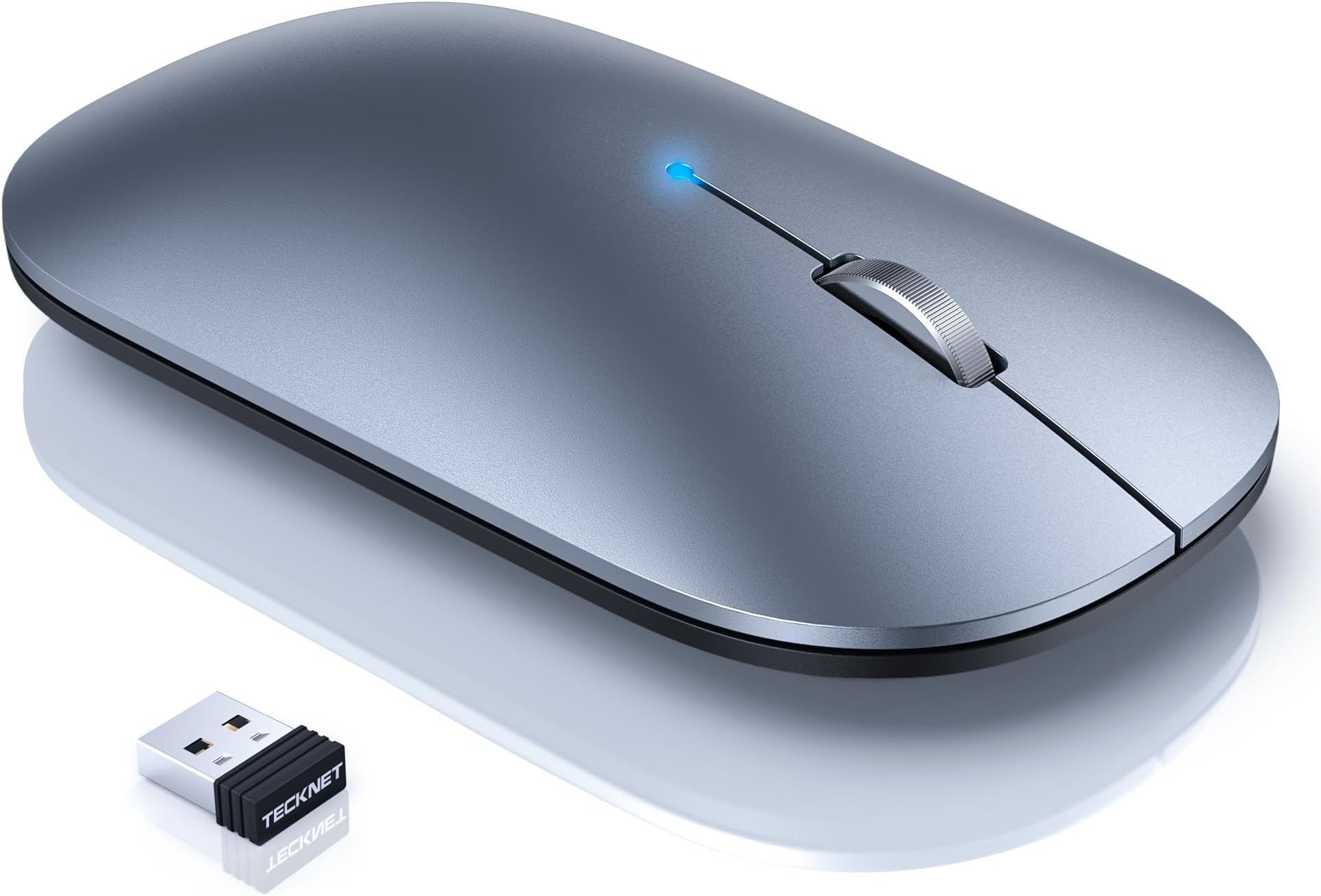 LeadsaiL Wireless Silent Mouse, Cordless Rechargeable USB Mouse ...