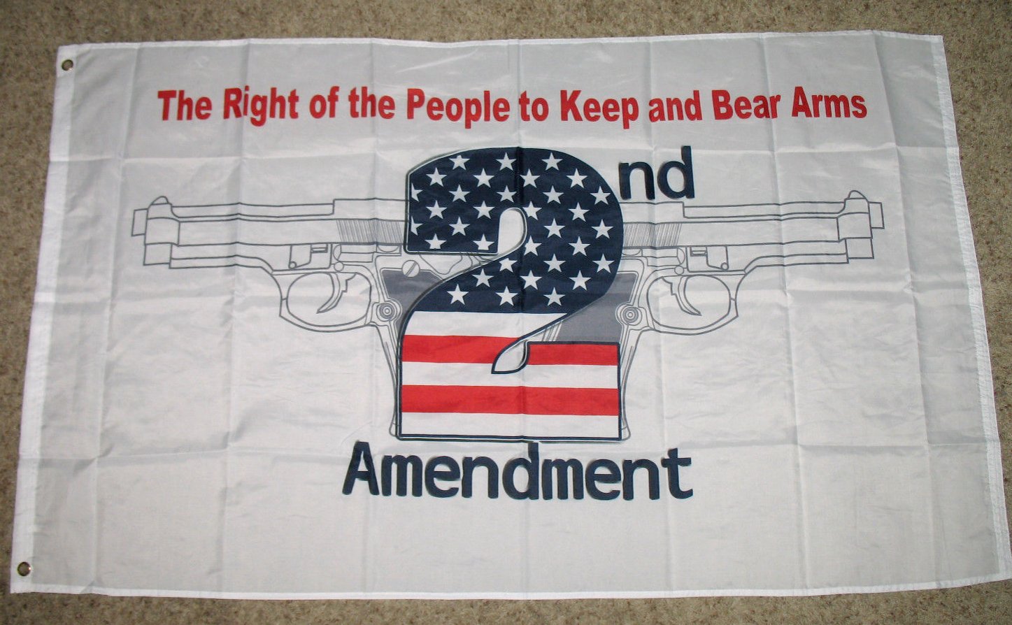 Amazon.com : 2nd Amendment Right To Bear Arms Flag 3'x5' Banner : Patio ...