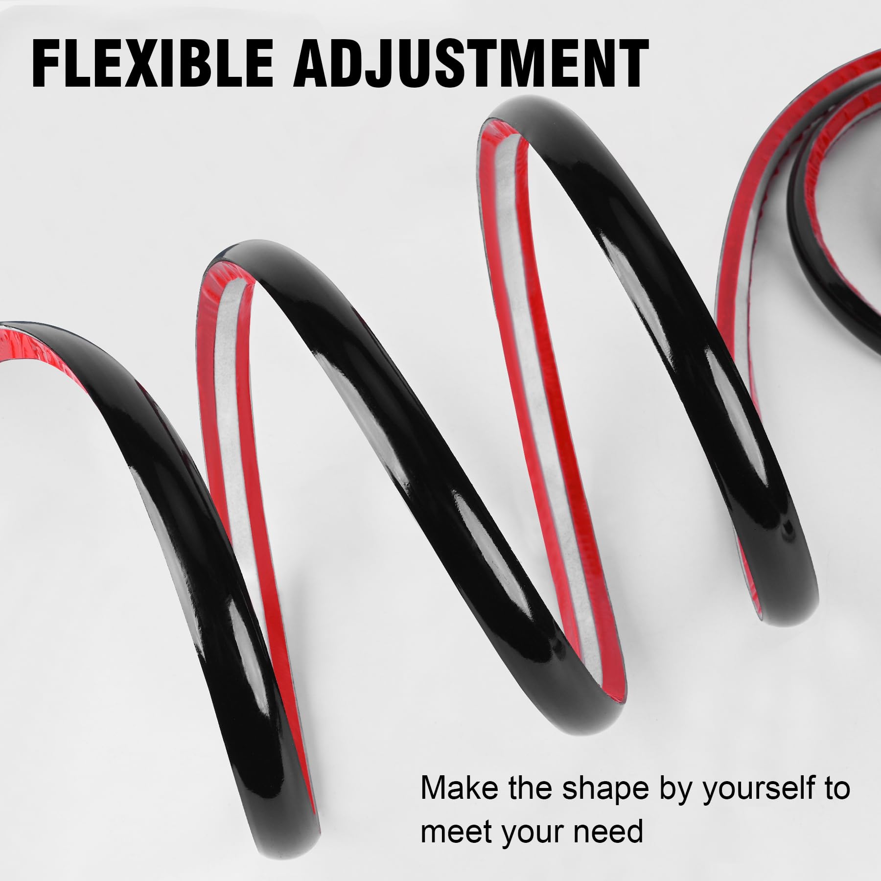 Snapklik.com : Flexible Quarter Round Molding Self Adhesive