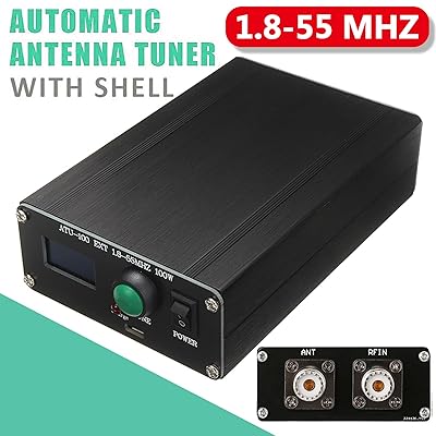 Automatic Antenna Tuner,ATU-100 EXT 1.8-55MHz 100W Shortwave Mini ...