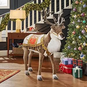 Amazon.com: Christmas Indoor Decoration - 4 Ft. Lifesize Animated ...