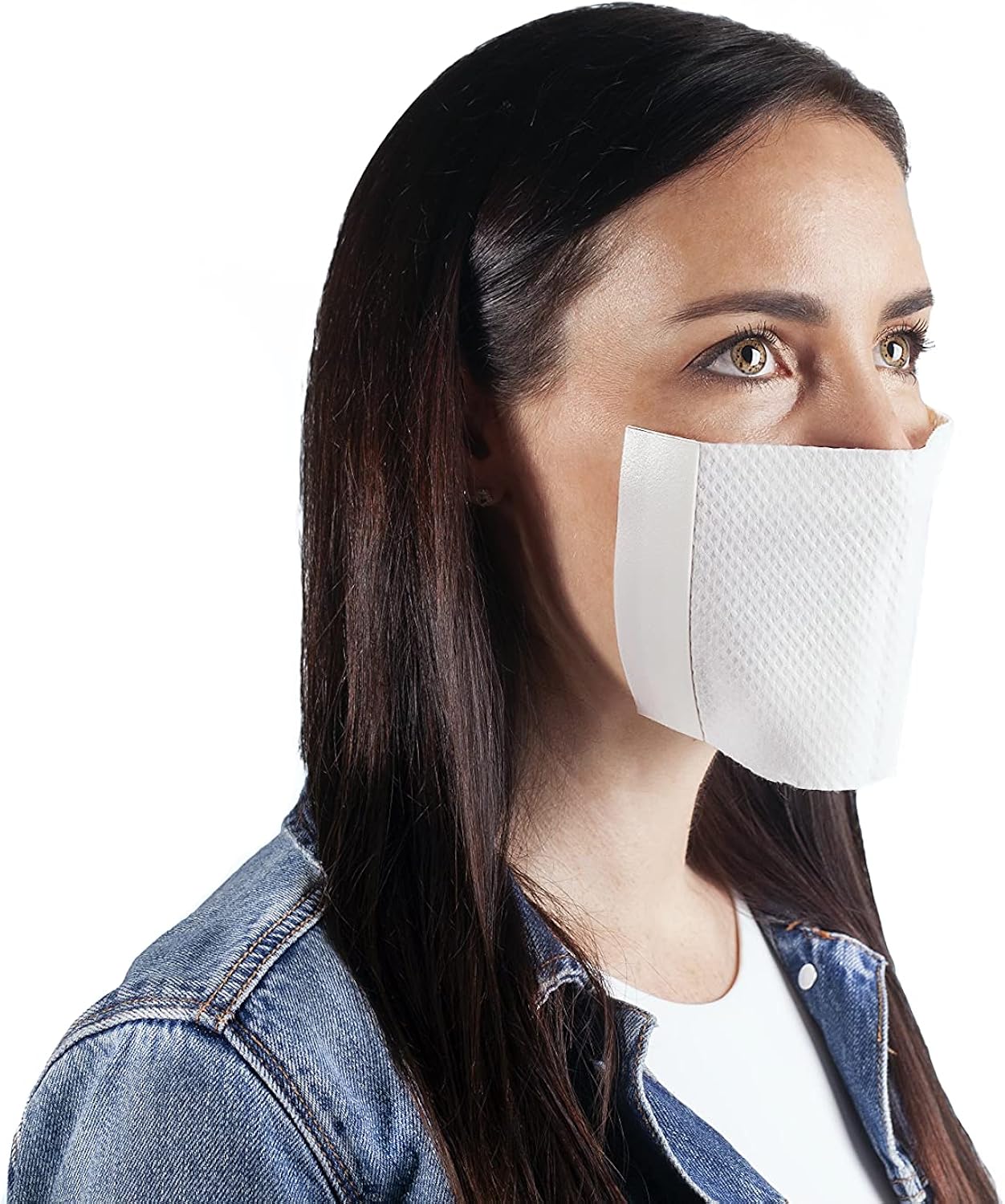 Amazon.com: QwikGuard Single-Use Strapless Face Masks - Designed For On ...