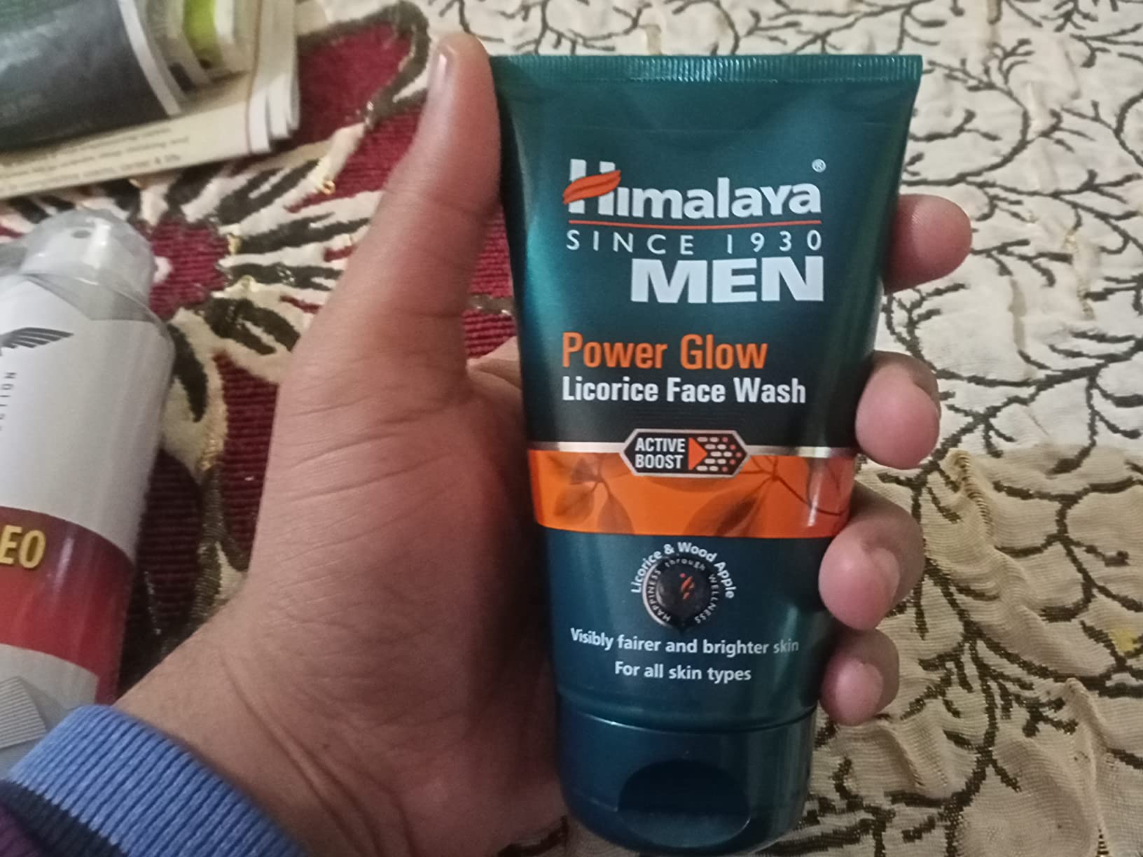 Himalaya MEN Power Glow Licorice Face Wash, 100ml & Himalaya Purifying ...