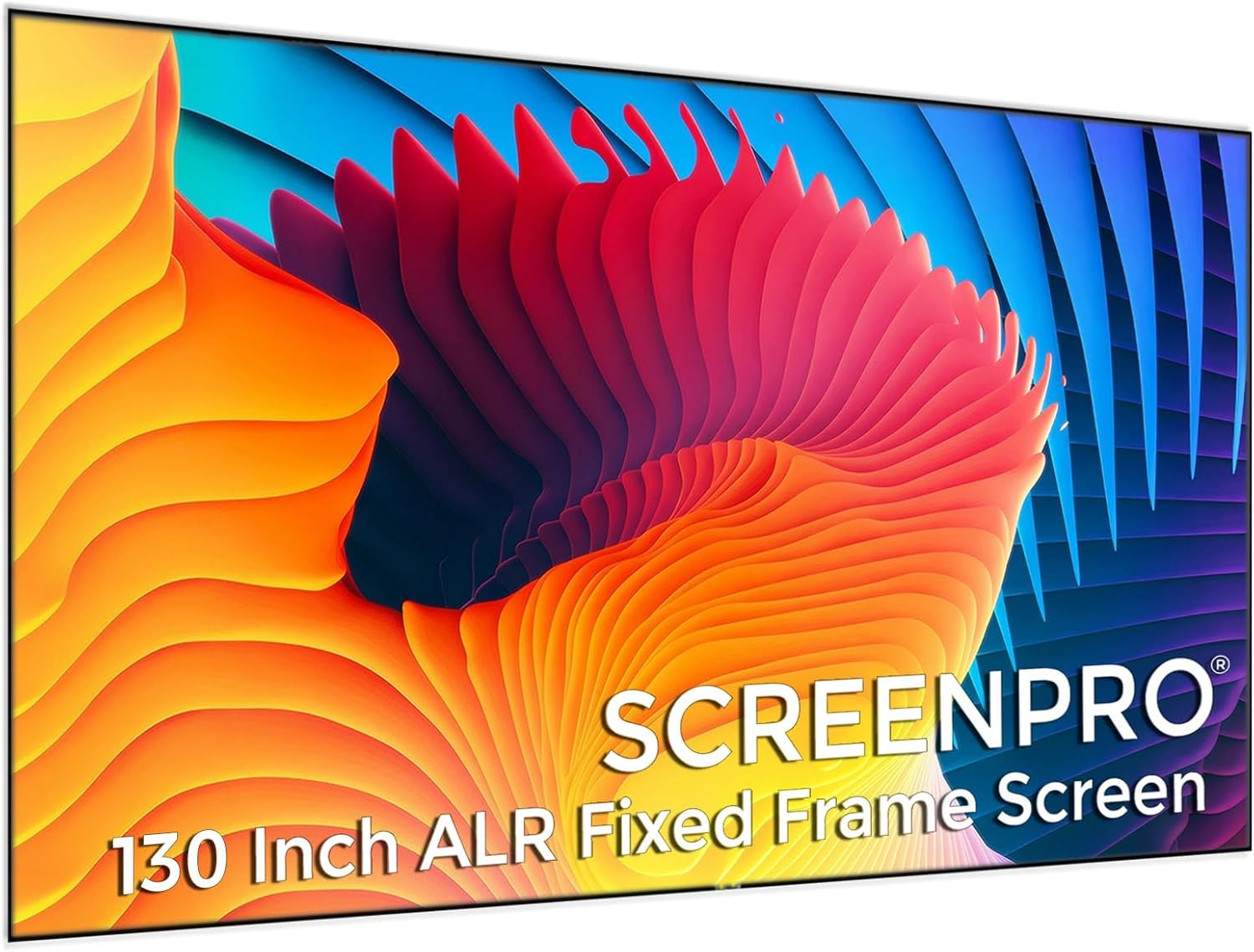 Amazon.com: SCREENPRO 130inch ALR Ambient Light Rejecting Projector Screen for Home Theater, 16: ...
