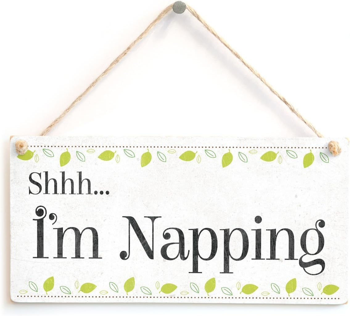 Amazon.com: na Shhh… I’m Napping - Beautiful Home Accessory Novelty ...