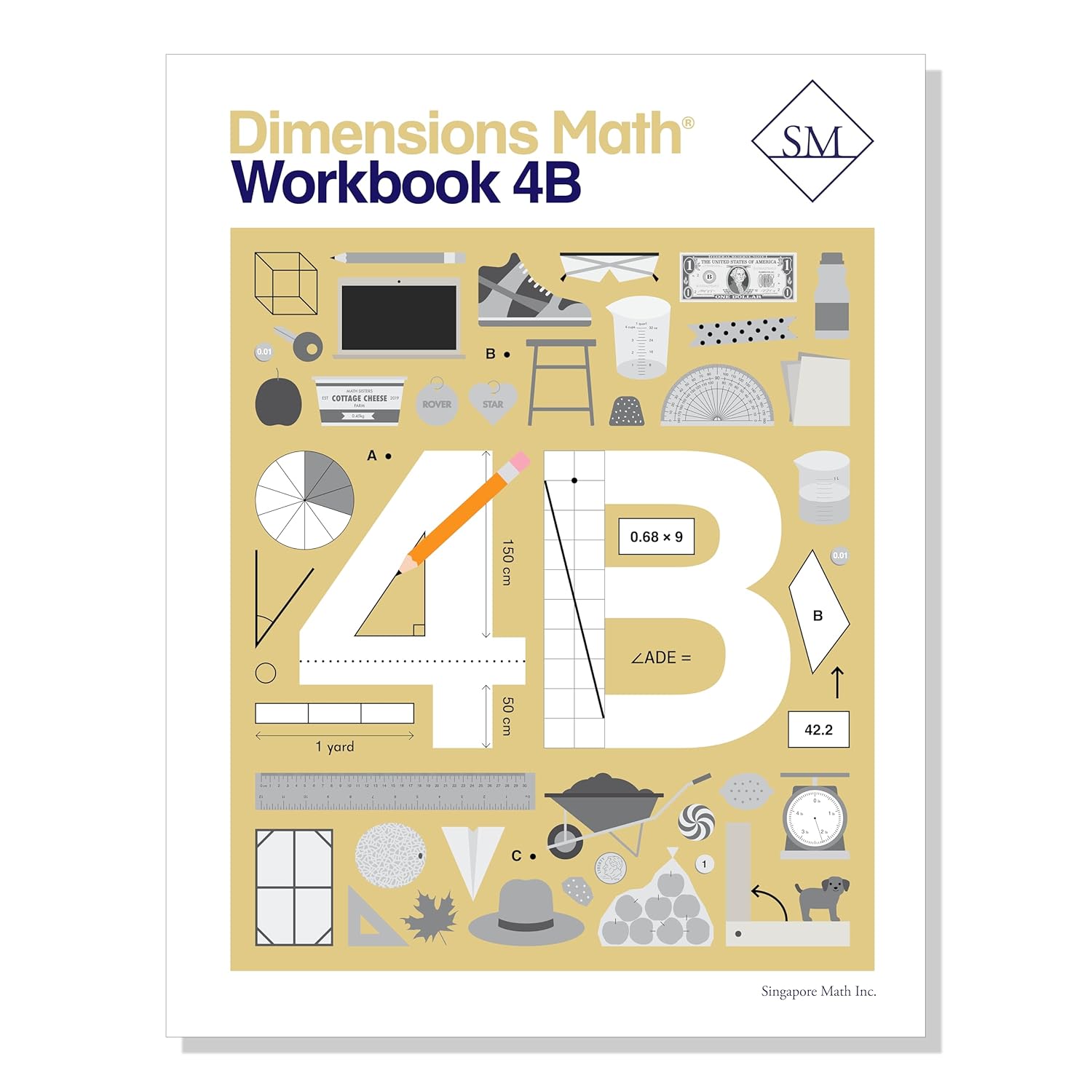 Dimensions Math Workbook 4B | Singapore Math Inc. [Paperback ...