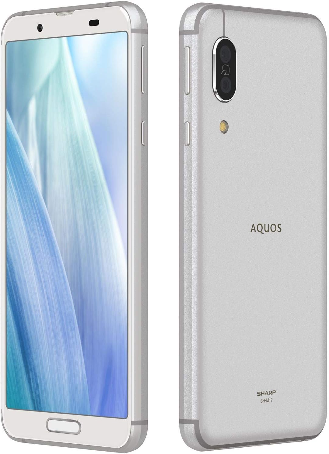 Amazon | SHARP SIMフリースマホ AQUOS sense3 シルバーホワイト SH-M12-S | スマートフォン本体 通販