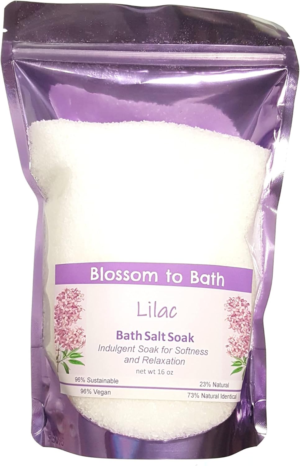 Amazon.com : Lilac Bath Salt Soak (16 Ounce) - Phthalate Free Fragrance ...