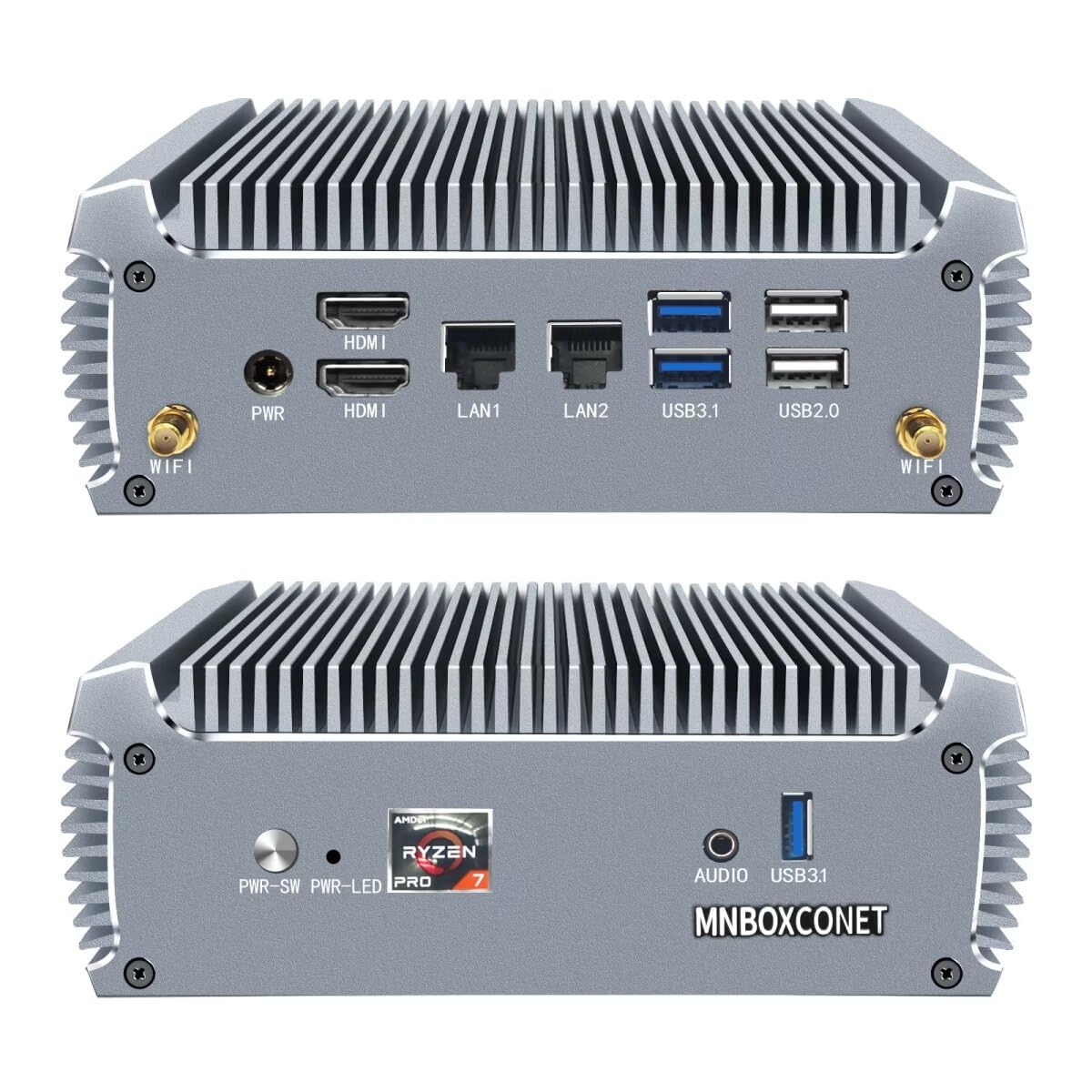 Fanless Pc WEIDIAN Industrial PC Fanless I5 8250U Mini PC Win 11 Mini
