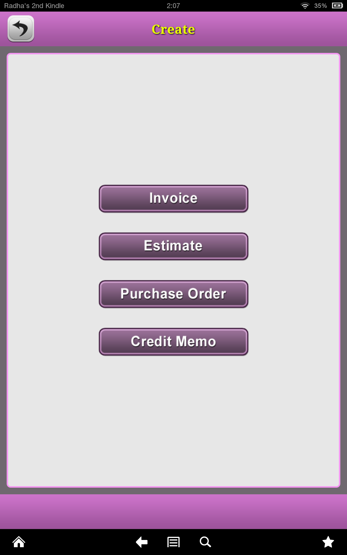Quick Invoice Pro for Kindle Fire - App on Amazon Appstore