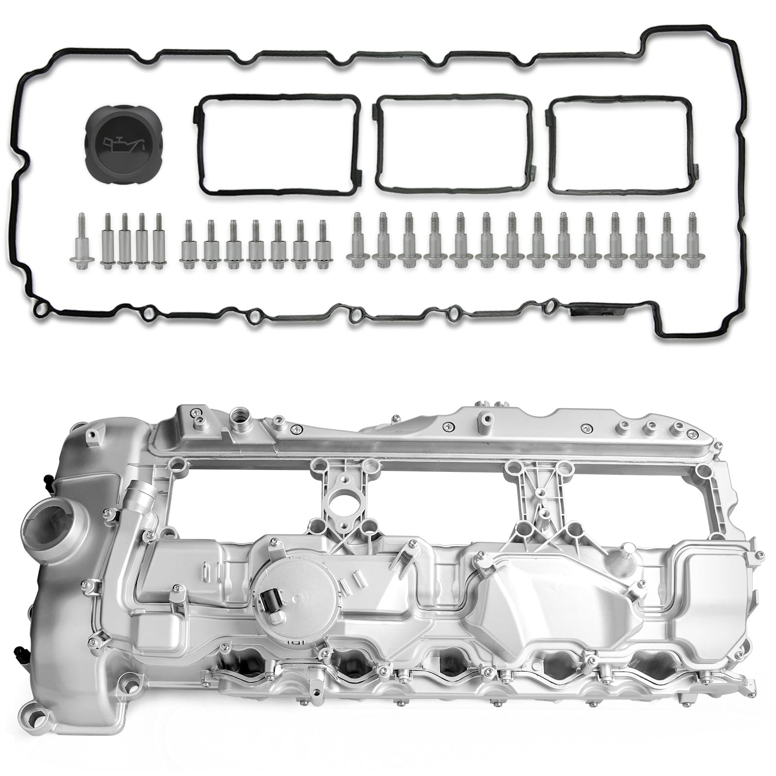 Amazon.com: MILIPARTS Engine Valve Cover Kit Compatible with BMW 2011 ...