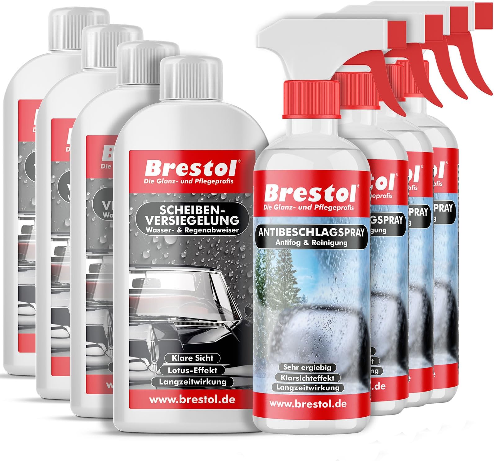 Brestol® Scheibenversiegelung 250 ml - Regenabweiser Wasserabweiser ...