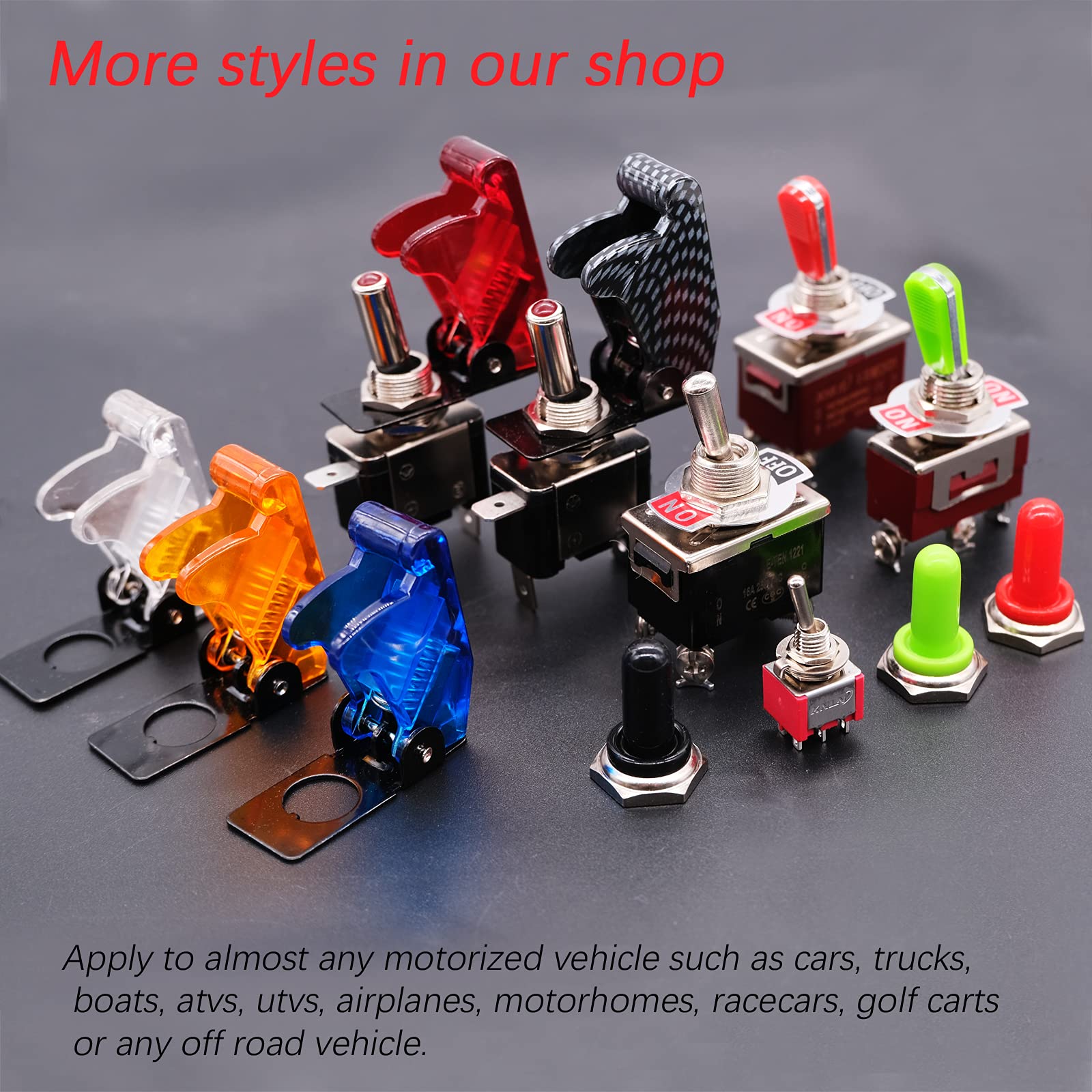 Snapklik.com : Mxuteuk 3pcs SPDT Rocker Toggle Switch ON/Off/ON Heavy ...