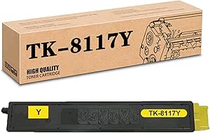 Amazon.com: ZLOR Compatible TK-8117C TK-8117K TK-8117Y TK-8117M Toner ...