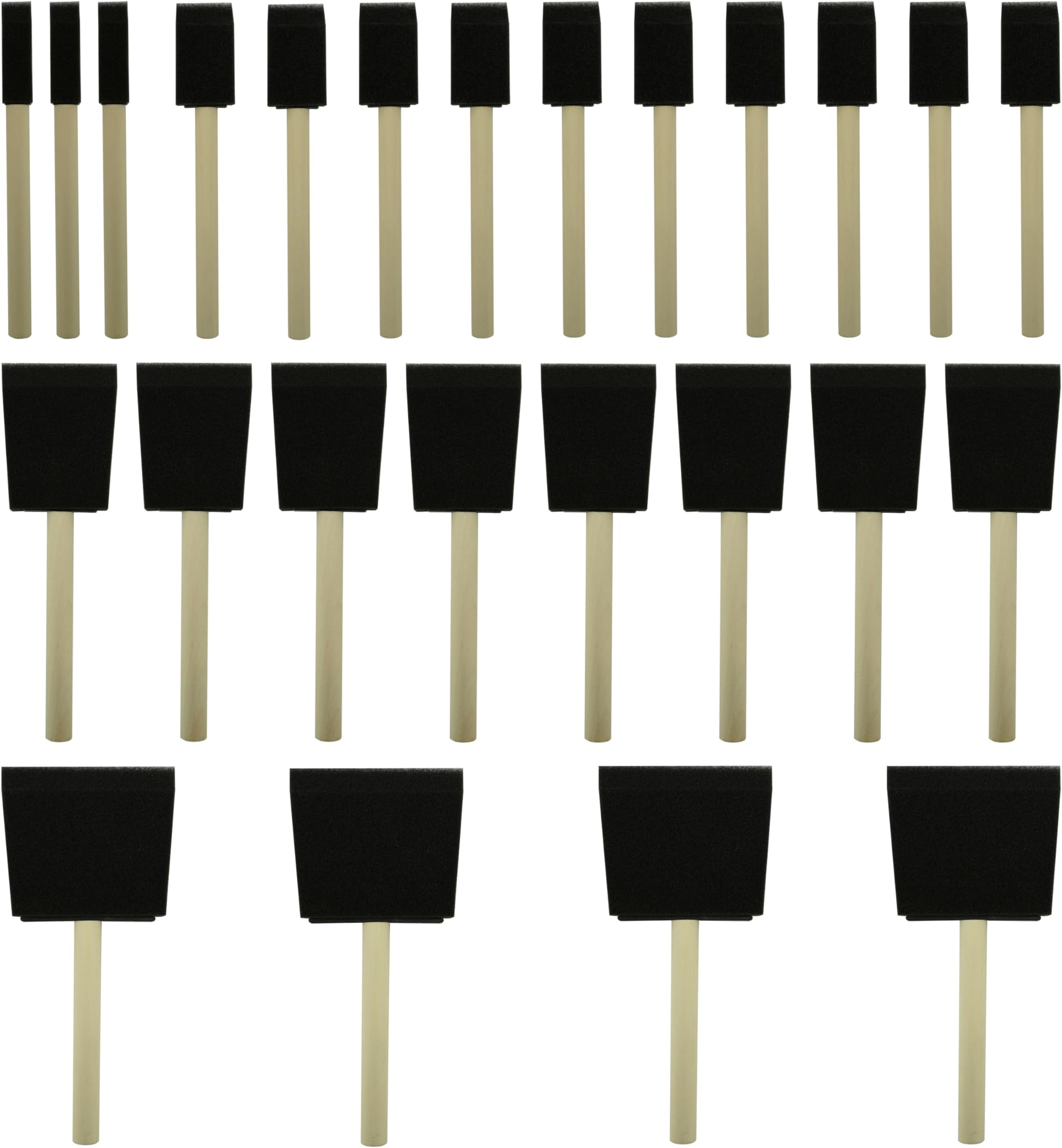 Amazon.com: EHOMEA2Z Foam Paint Brushes Set - Versatile Sponge Paint ...