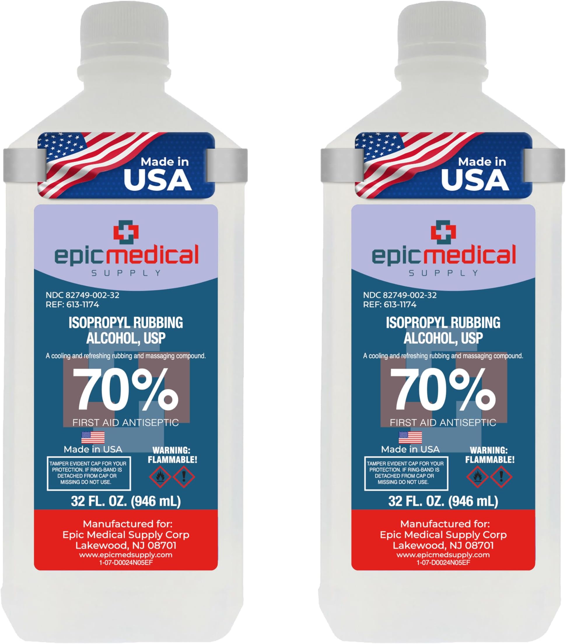 Amazon.com: McKesson 70% Isopropyl Rubbing Alcohol - First Aid ...
