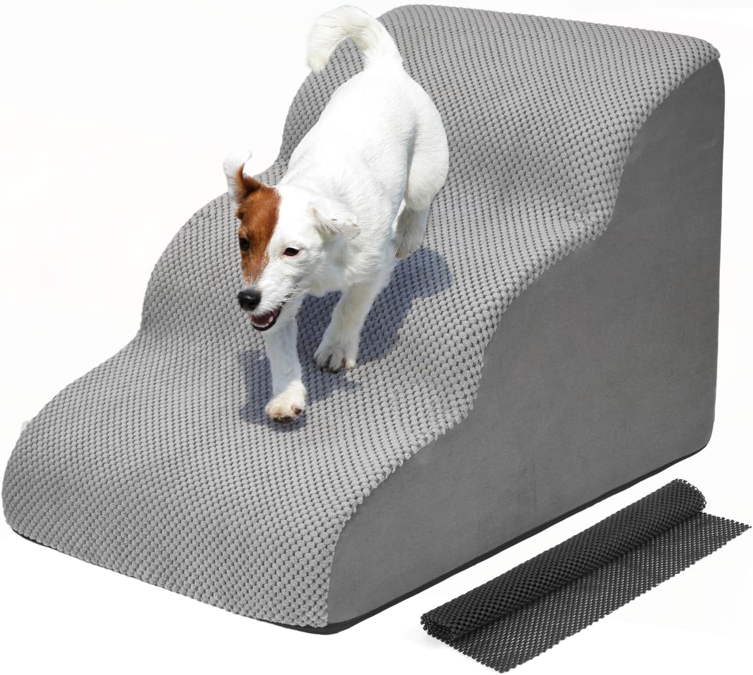 Amazon.com : 3 Steps Pet Stairs for Dogs and Cats - Dark : Pet Supplies