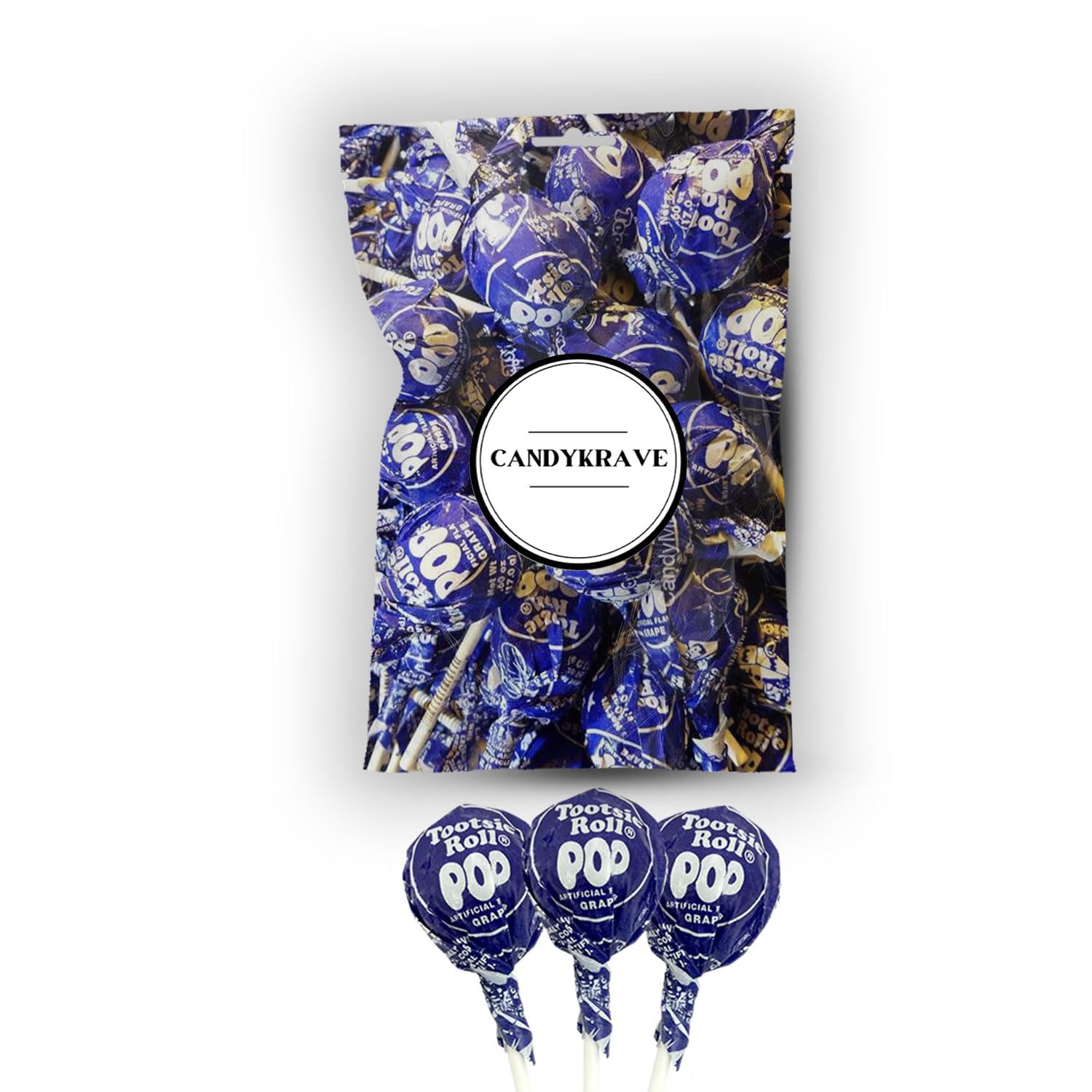 Envoltorio De Paleta De Uva Tootsie CANELS PALETA TUENI POP