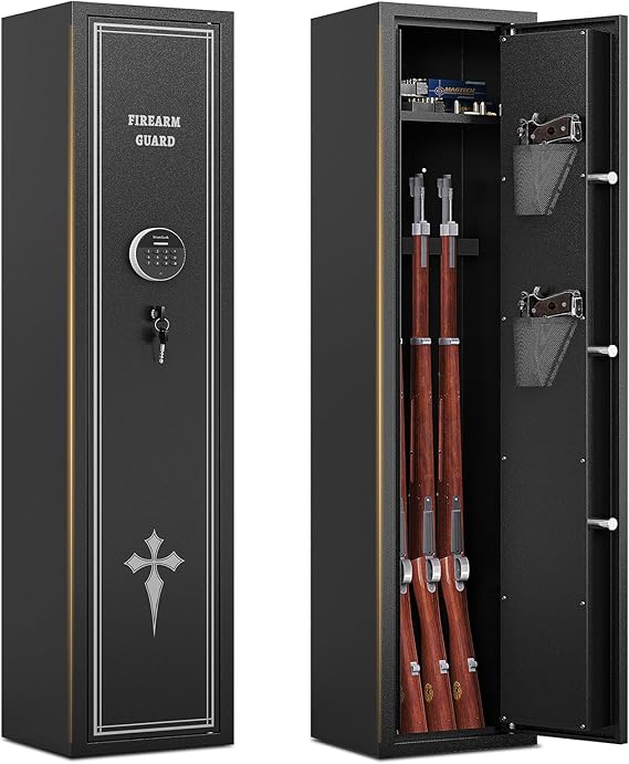 Amazon.com: KAER 3 Gun Safe for Rifle and Pistols Electronic Gun ...