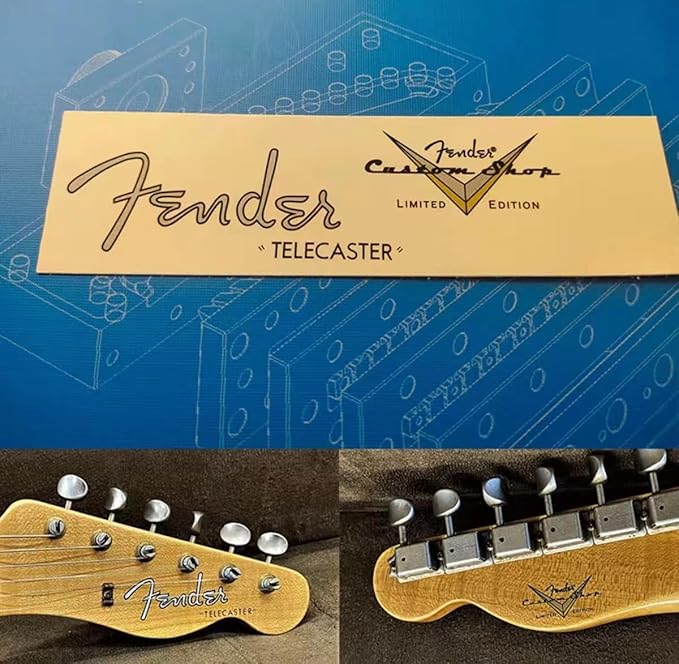Amazon.com: Suitable For Fender Custom Shop Electric Guitar Head Logo ...