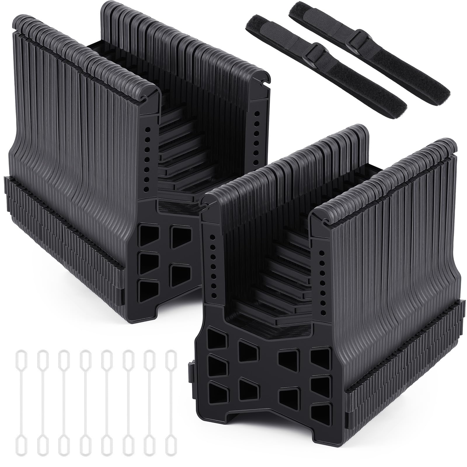 Amazon.com: Sasylvia 2 Pack 15 ft RV Sewer Hose Support Hose Black ...