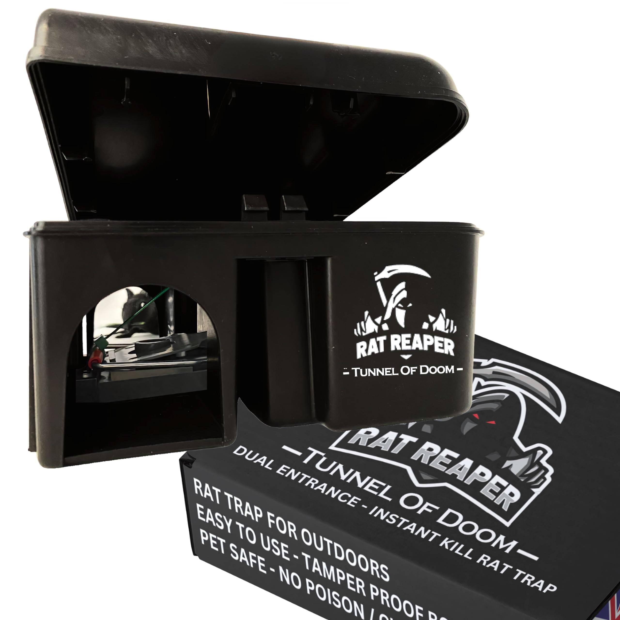 Rat Reaper Tunnel of Doom - Dual-Entrance Outdoor Rat Trap | Efficient ...